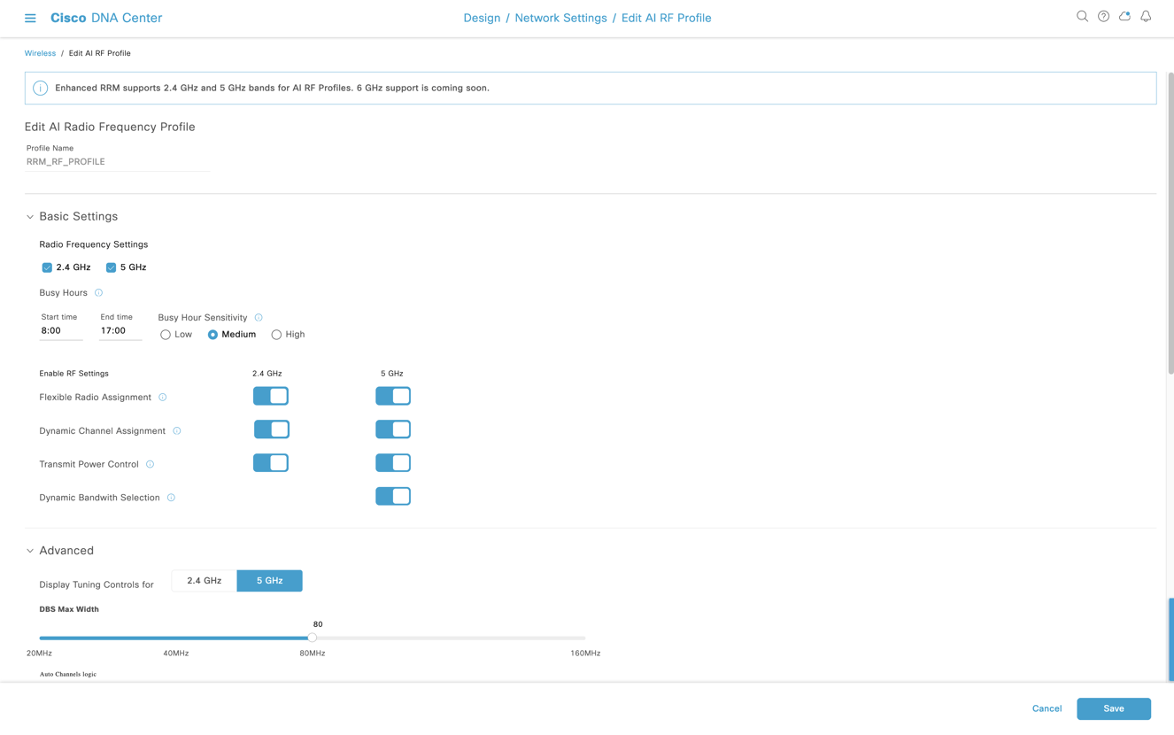 How to Configure Cisco AI-Enhanced RRM