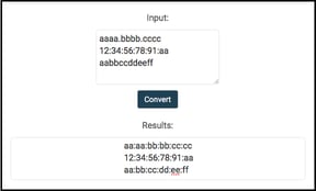 MAC Address Converter Tool